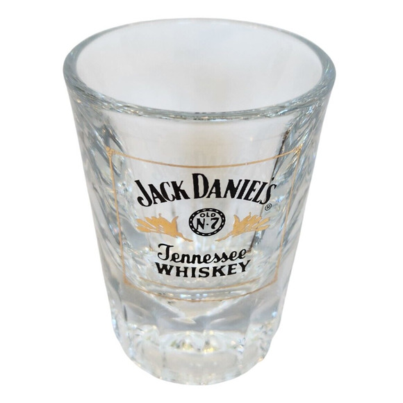 Jack Daniels | Dining | Jack Daniels Old No 7 Tennessee Whiskey Heavy Libby Double Shot Glass 2 ...
